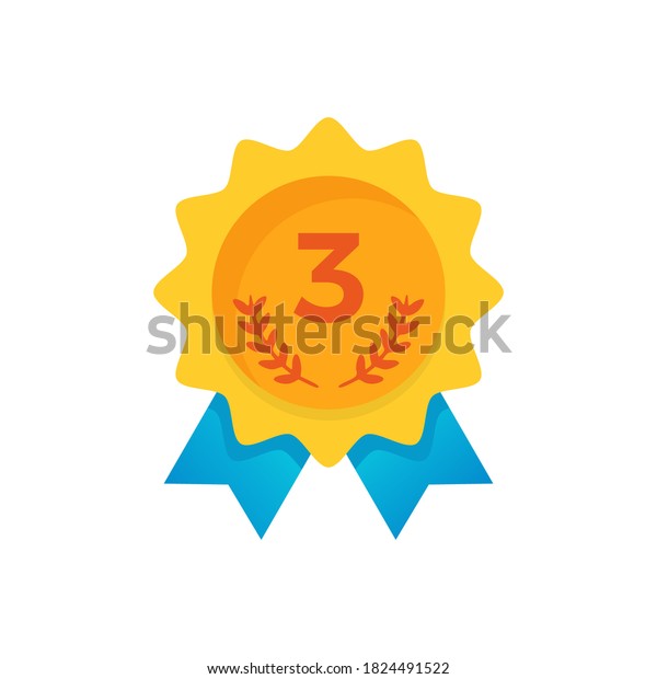 Position Badge Icon Style Number On Stock Vector (Royalty Free ...