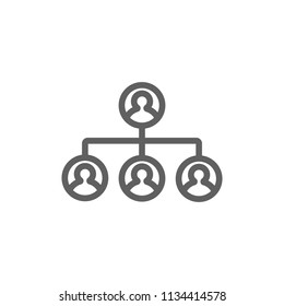 Position Line Icon Vector Thin Style Stock Vector (Royalty Free ...