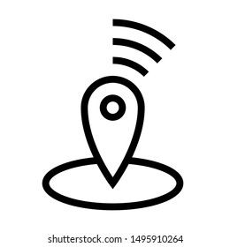 Position Map Marker Icon Vector Illustration Stock Vector (Royalty Free ...