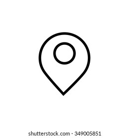 Position Pin Icon 스톡 벡터(로열티 프리) 349005851 | Shutterstock