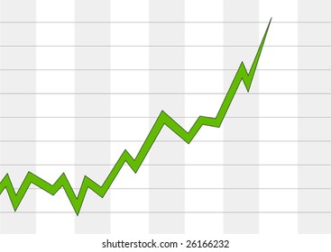 Positive Business Chart Illustration Stock Illustration 26166238 ...