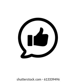 Positive Feedback Icon Stock Vector (Royalty Free) 613339496 | Shutterstock