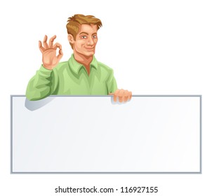 Positive Man Stock Vector (Royalty Free) 116927155 | Shutterstock