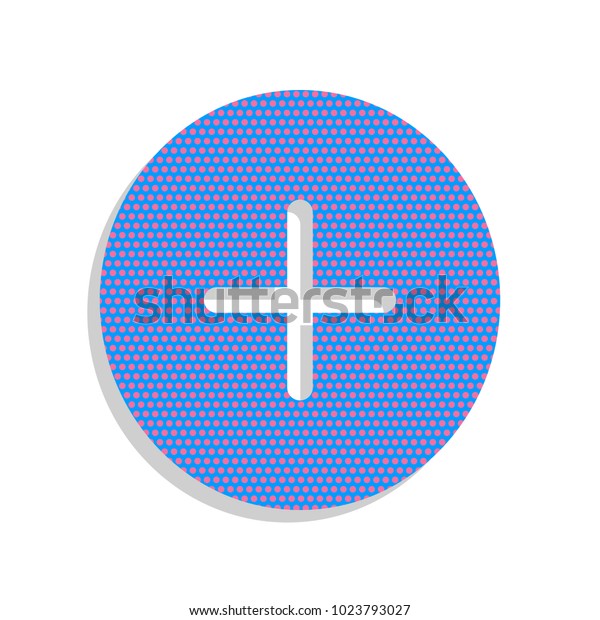 Positive Symbol Plus Sign Vector Neon Stock Vector (Royalty Free ...