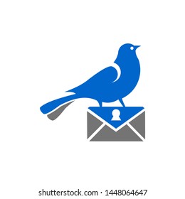 Fast Bird Mail Vector Line Art: เวกเตอร์สต็อก (ปลอดค่าลิขสิทธิ์ ...