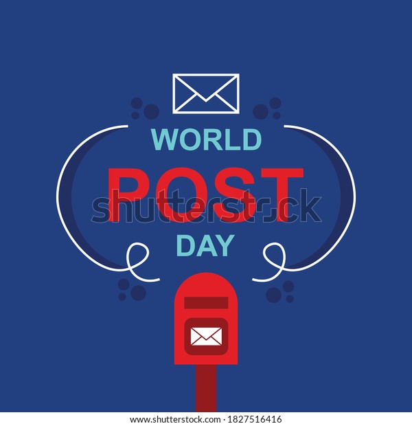 Post Day Logo Post Box Mail Stock Vector (Royalty Free) 1827516416 ...