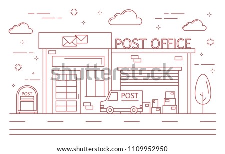 Post Office Drawing | Free download on ClipArtMag