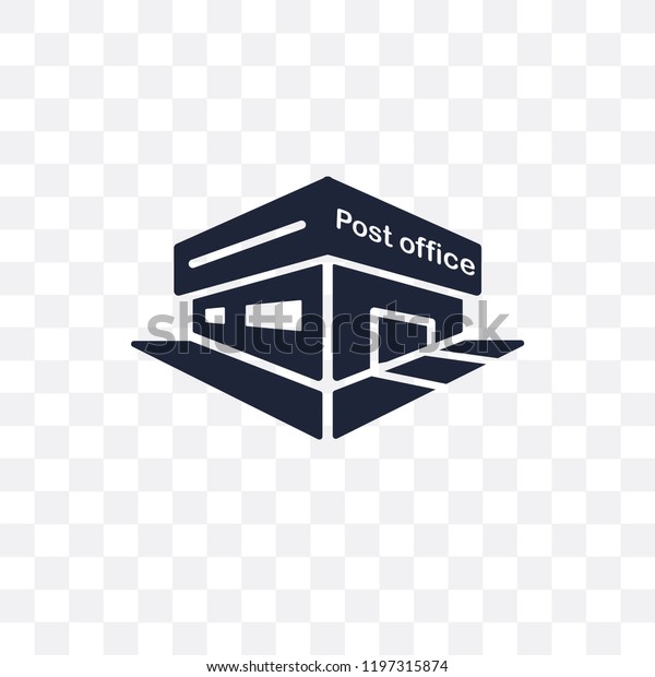 Post Office Transparent Icon Post Office Stock Vector (Royalty Free ...