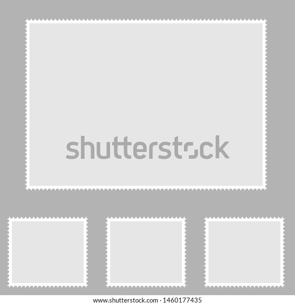Postage Stamps Vector Vintage Border Post Stock Vector (Royalty Free ...