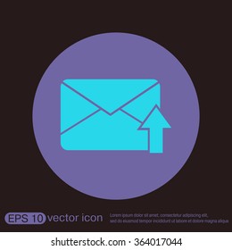 Postal Envelope Sign Email Symbol Icon Stock Vector (Royalty Free ...