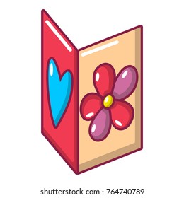 Postcard Icon Cartoon Illustration Postcard Vector Stock Vector ...
