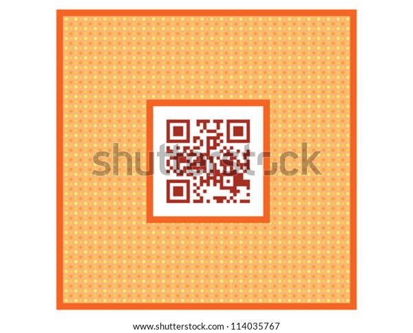 Postcard Qr Code Happy Birthday You Stock Vector (Royalty Free ...