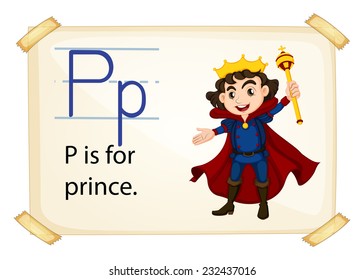 Poster Alphabet P Stock Vector (Royalty Free) 232437016