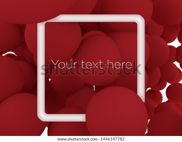 Poster Background 3d Red Wine Spheres Stock Vector (Royalty Free ...