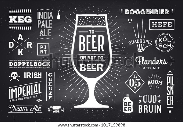 Poster Banner Text Beer Not Beer Stock Vector (Royalty Free) 1017159898