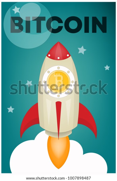 Poster Cryptocurrency Technology Bitcoin Exchange Bitcoin Stock Vector ...