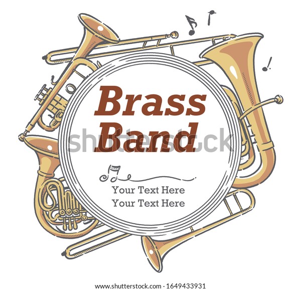 Poster Flyer Design Musical Instruments Vector Stock Vector (Royalty ...