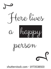 Poster Happy Person Stock Vector (Royalty Free) 1973538503 | Shutterstock