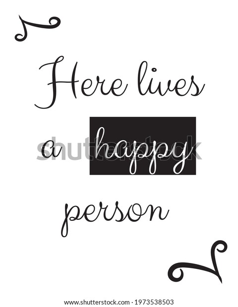 Poster Happy Person Stock Vector (Royalty Free) 1973538503 | Shutterstock