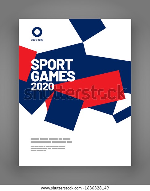 Poster Layout Design Sport Event Invitation: vetor stock (livre de ...
