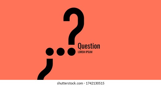 Poster Picture Question Mark Frame Placing Stock Vector (Royalty Free ...