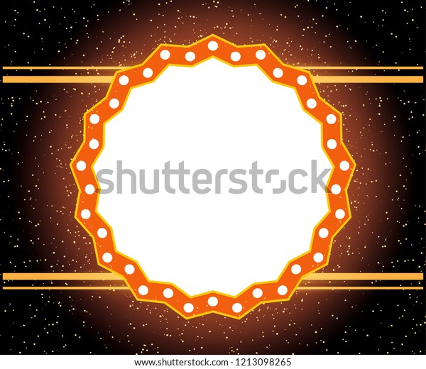 Poster Template Retro Banner Design Presentation Stock Vector (Royalty ...