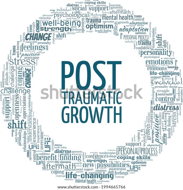 Posttraumatic Growth Vector Illustration Word Cloud Stock Vector ...