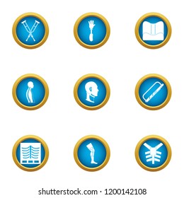 Posture Icons Set Flat Set 9 Stock Vector (Royalty Free) 1200142108 ...