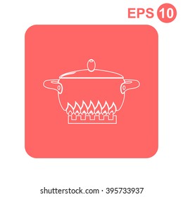Pot Lid Vector Illustration Stock Vector (Royalty Free) 395733937 ...