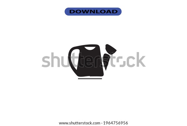 Pot Water Icon Logo High Resolution Stock Vector (Royalty Free ...