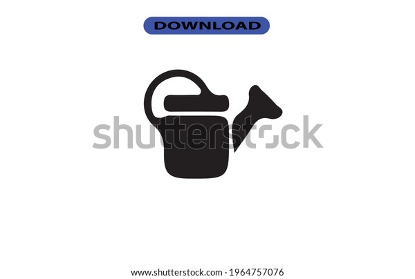 Pot Water Icon Logo High Resolution Stock Vector (Royalty Free ...