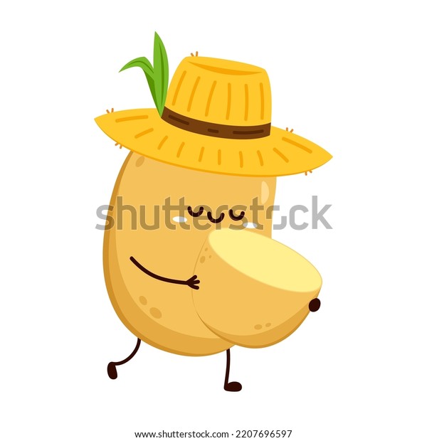 Potato Character Design Potato Vector Potato Stock Vector Royalty Free 2207696597 Shutterstock