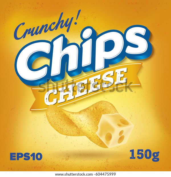 Potato Chips Package Design Logo Design Stock Vector (Royalty Free ...