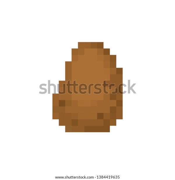 Potato Pixel Art Vegetable Pixelated Old: เวกเตอร์สต็อก (ปลอดค่า ...