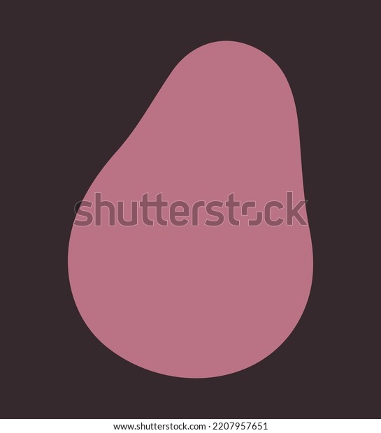 Potato Simple Illustration Flat Modern Abstract Stock Vector (Royalty ...
