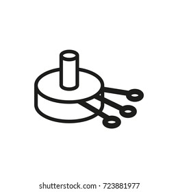Potentiometer Icon Vector Illustration Stock Vector (Royalty Free ...