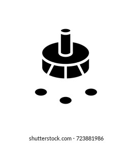 Potentiometer Icon Vector Illustration: vector de stock (libre de ...
