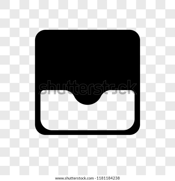 Pothole Vector Icon Isolated On Transparent Stock Vector (Royalty Free ...