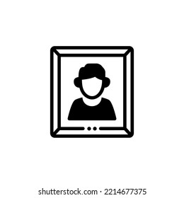 Potrait People User Icon Illustration Stock Vector (Royalty Free ...