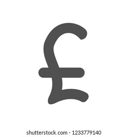 Pound Sign Icon Stock Vector (Royalty Free) 1233779140 | Shutterstock