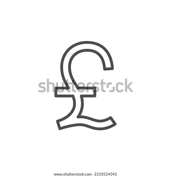 Pound Sign Money Symbol Vector Illustration Stock Vector (Royalty Free ...