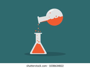 Ilustraciones, imágenes y vectores de stock sobre Pouring from Beaker ...