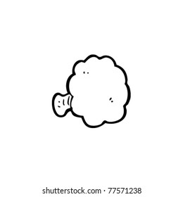Powder Puff Cartoon Stock Vector (Royalty Free) 77571238 | Shutterstock