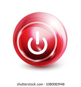 Power Button Icon Start Symbol Vector Stock Vector (Royalty Free ...