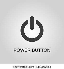 Power Button Icon Power Button Symbol Stock Vector (Royalty Free ...