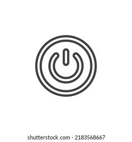 81,820 Power Button Line Icon Images, Stock Photos & Vectors | Shutterstock