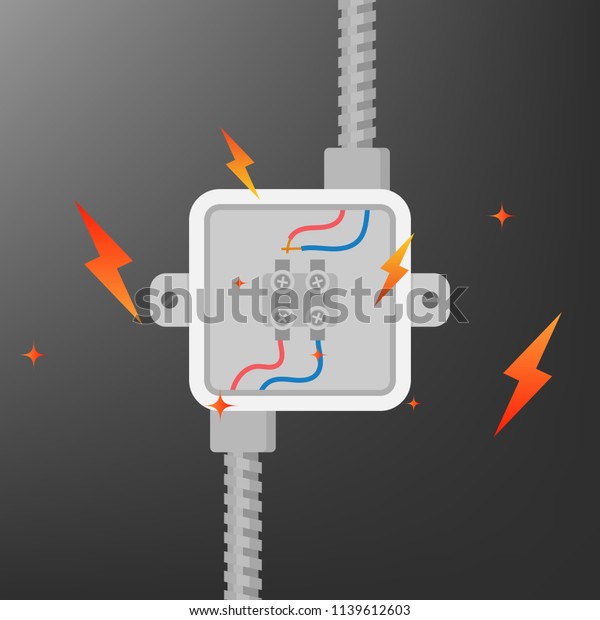 Power cable connector short circuit.