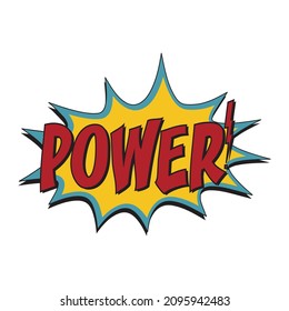Power Comic Burst Vector Sign Stock Vector (Royalty Free) 2095942483 ...