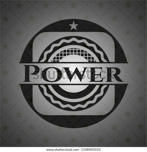 Power Dark Emblem Retro Stock Vector (Royalty Free) 1108405010 ...