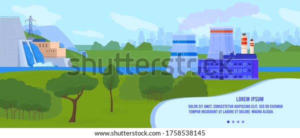 Power Factory Vector Illustration Cartoon Flat 库存矢量图（免版税）1758538145 ...